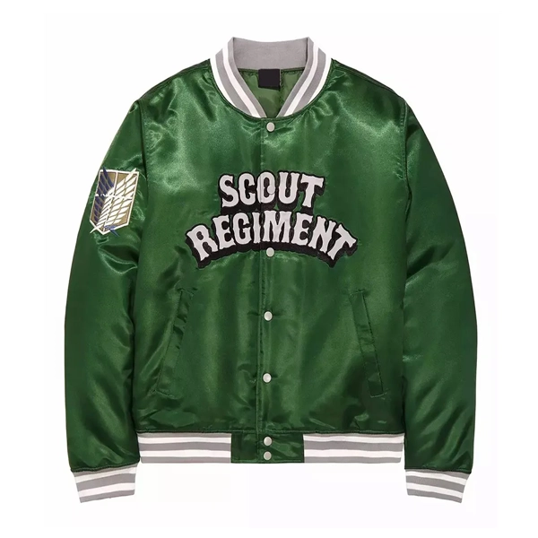 Scout Regiment Attack On Titan Green Jacket - Jacketstown